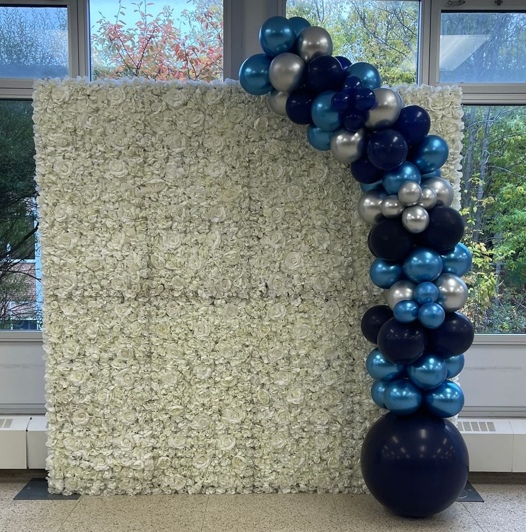 White Flower Wall Belleville Unforgettable Occasions | Flower Wall Rentals
