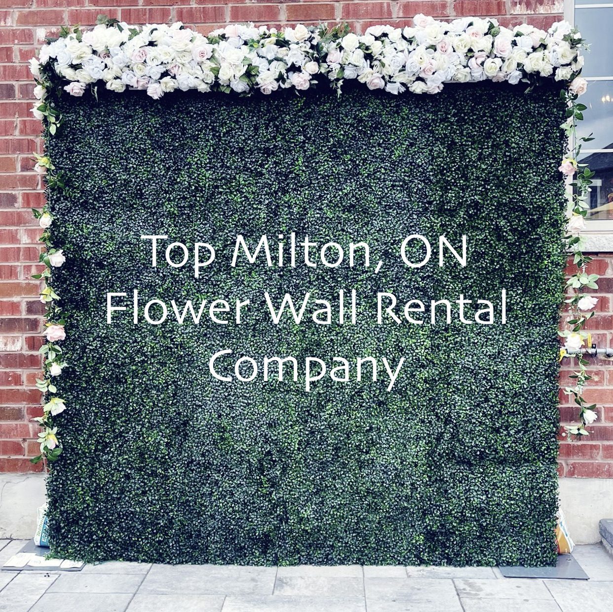 Milton Flower Wall Rental | Flower Wall Rentals
